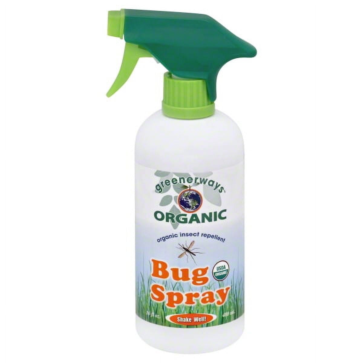 Greenerways Bug Repellent - Organic - Spray - 16 Oz - Walmart.com