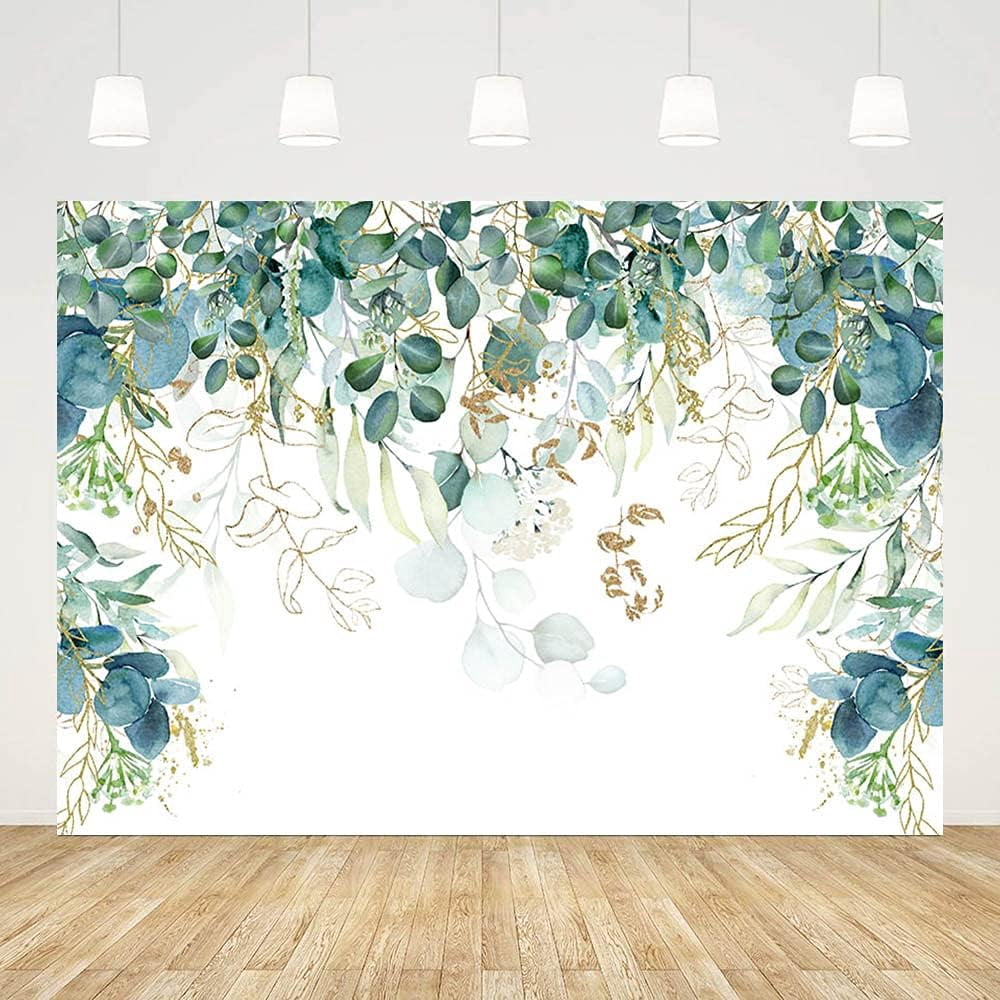 Greenery Backdrop for Birthday Party Baby Shower Decorations for Boy ...