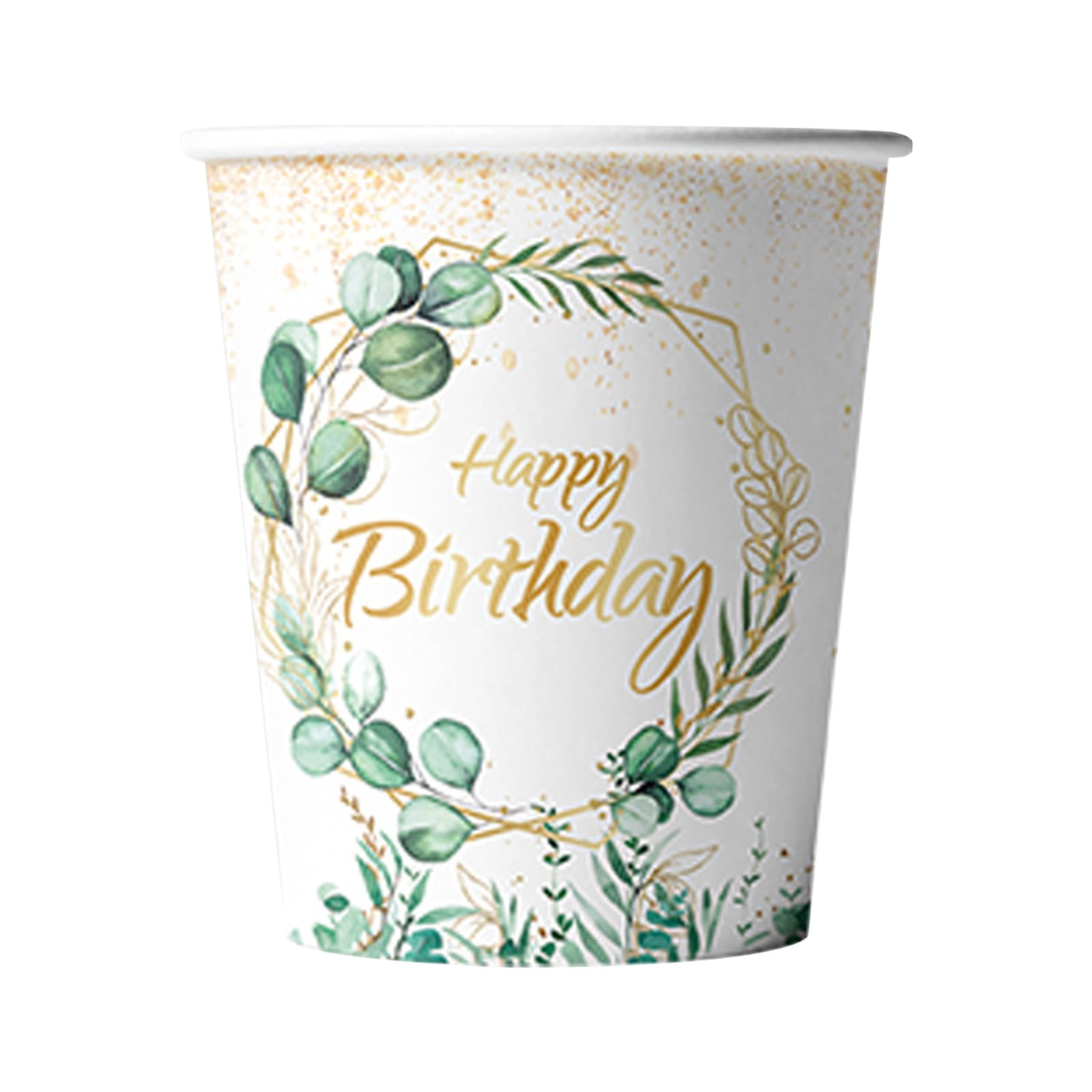 Greenery Eucalyptus Happy Birthday Plates Eucalyptus Birthday Themed ...