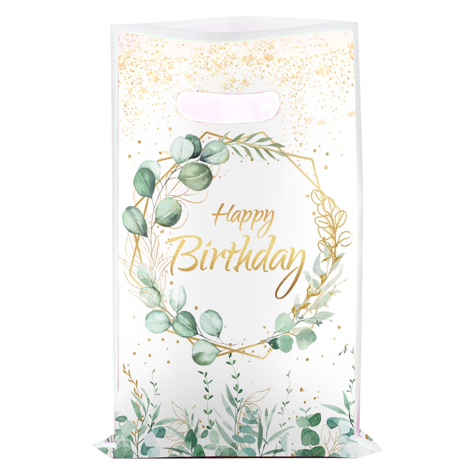 Greenery Eucalyptus Happy Birthday Plates Eucalyptus Birthday Themed ...