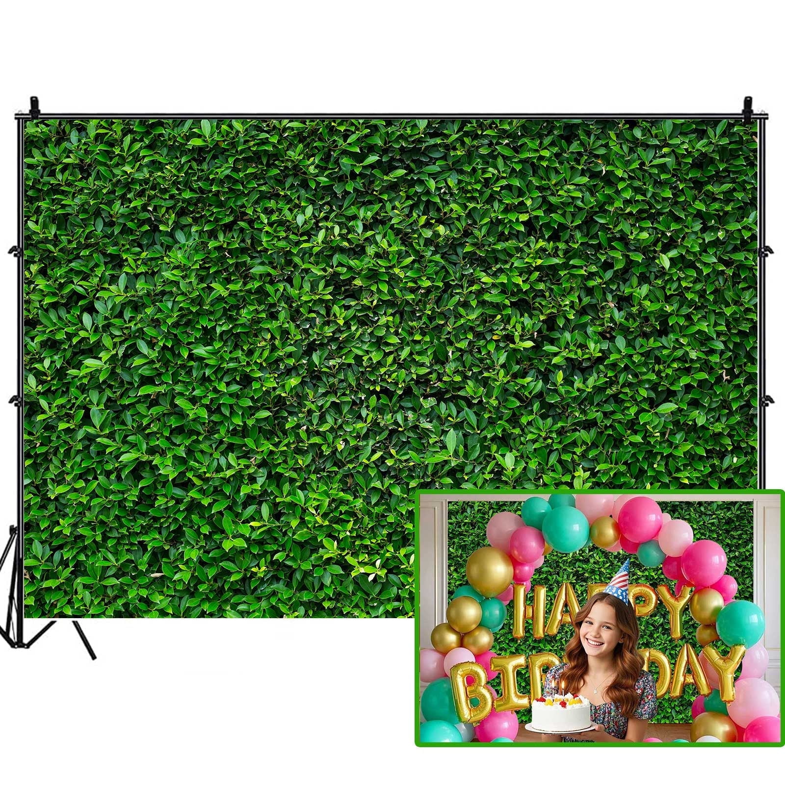 Greenery Grass Backdrops for Photoshoot, Spring Nature Green Grass ...