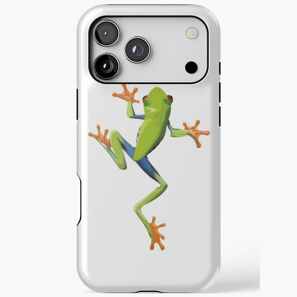 Greenery Tree Frog Cute Amphibian Art Compatible Phone Case for iPhone ...