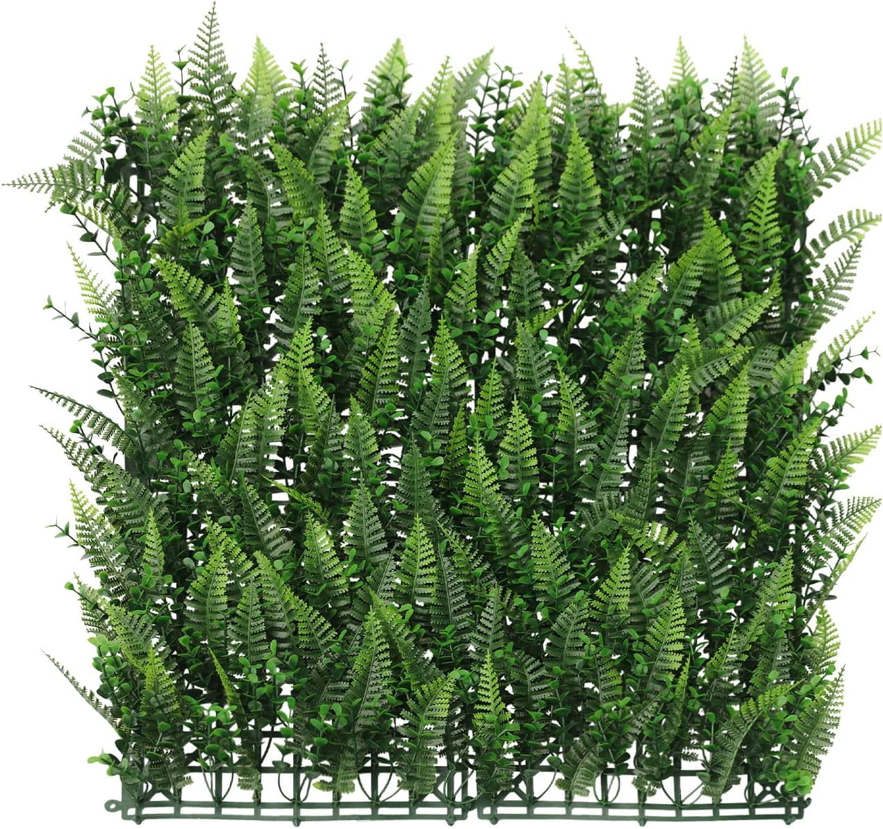 Greenery Wall Panel 20"x20" Artificial Grass Wall 3D Boxwood Panels ...