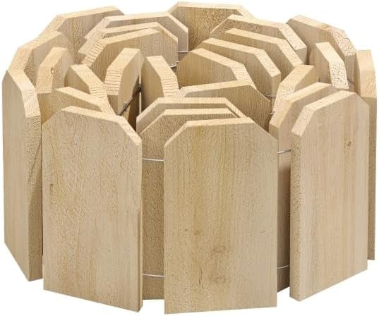 Greenes Fence 10 ft. Cedar Lawn Edging (6-Pack, 60 ft. Total) - Walmart.com