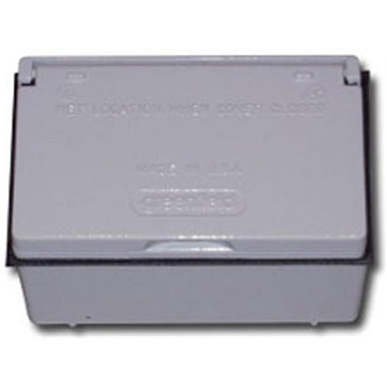 Greenfield 1 Gang Box Weatherproof GFCI Outlet Kit - White - Walmart.com