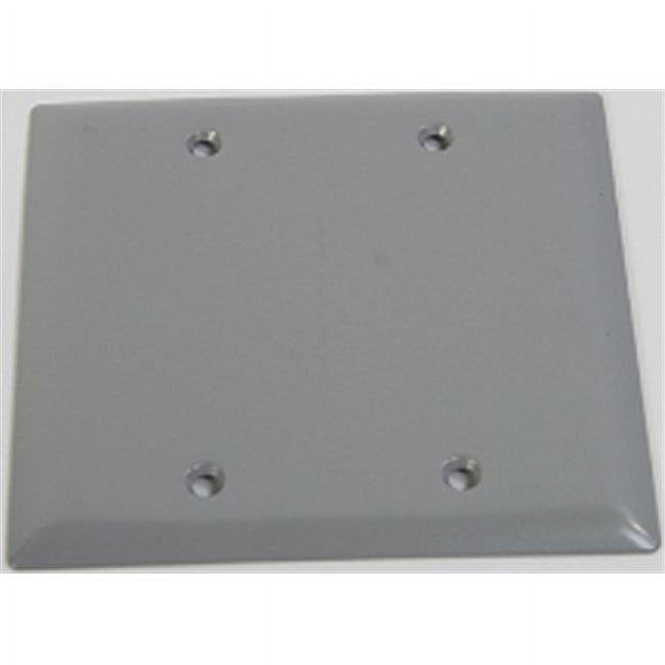 Greenfield CB2WS 2-Gang Blank Weatherproof Outlet Box Cover, White ...