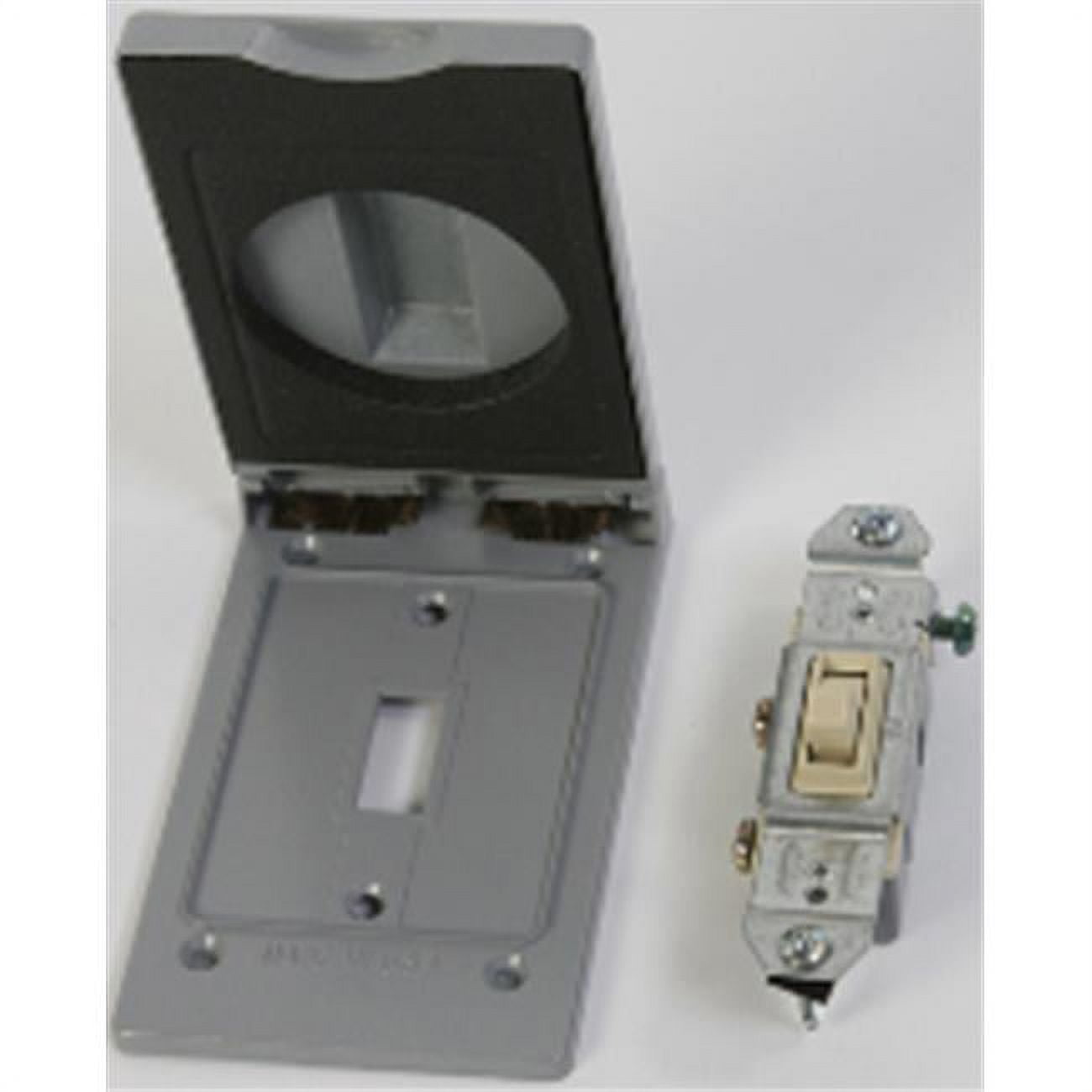 Greenfield KT1P Vertical 1 Gang Toggle Switch Cover, Grey - Walmart.com