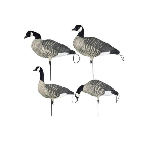 GHG Decoy Systems Pro Flex Full Body Goose Decoy Honker Harvester, 12 ...