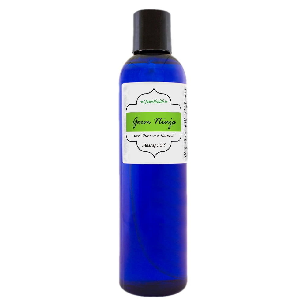 Greenhealth- 8 fl oz (236 mL) Blue Plastic v/ Dispenser Cap- Massage ...