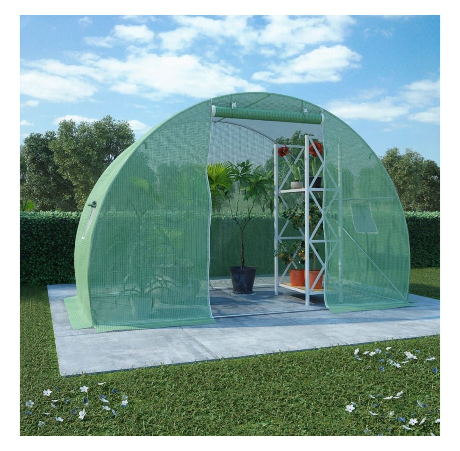 Greenhouse .4 ft² 118.1"x59.1"x78.7" - Outdoor Plant House with ...