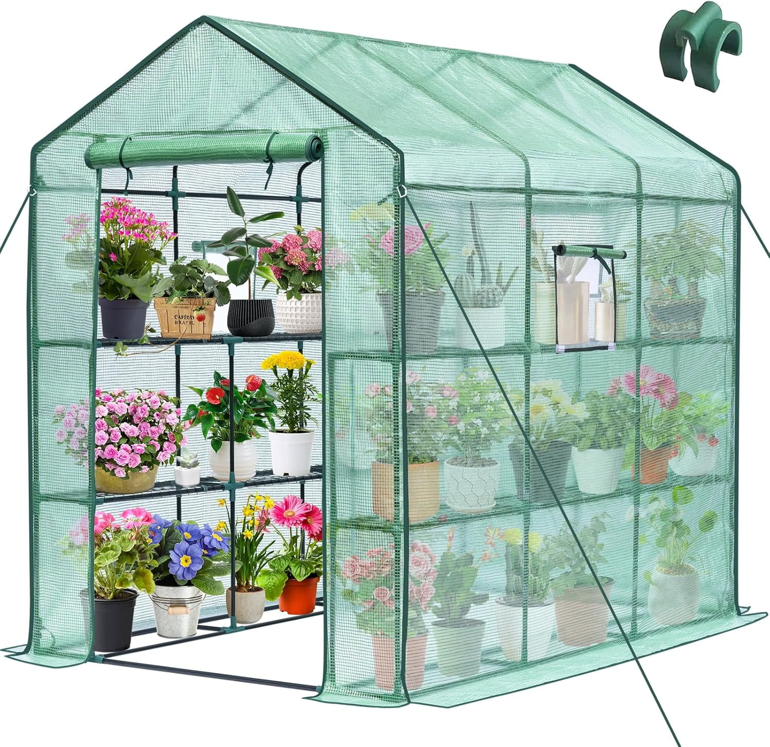 Greenhouse, 56 x 85 x 75'' Greenhouses for Outdoors, Portable ...