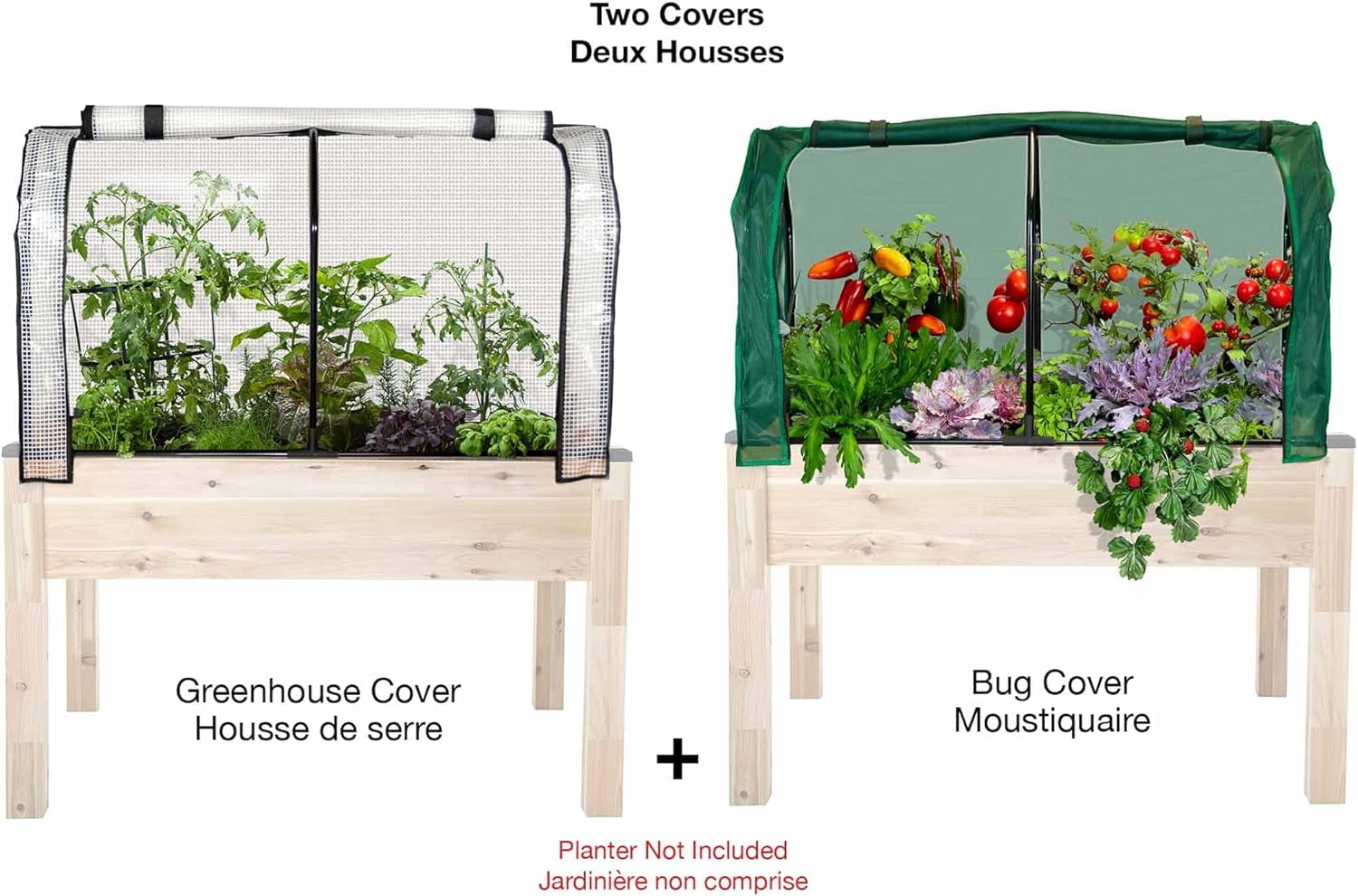 Greenhouse & Bug Cover Combo 32''W x 43''L x 24''H - Provides The ...