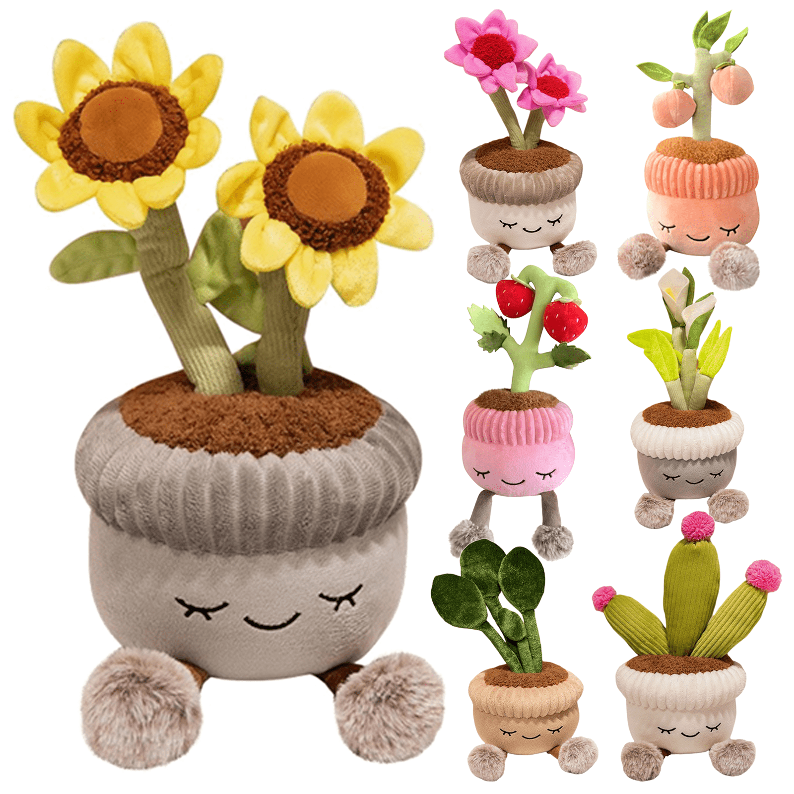 Greenhouse By Russ Plush Plants ，Sunflower， Russ Plush Potted Plant ...