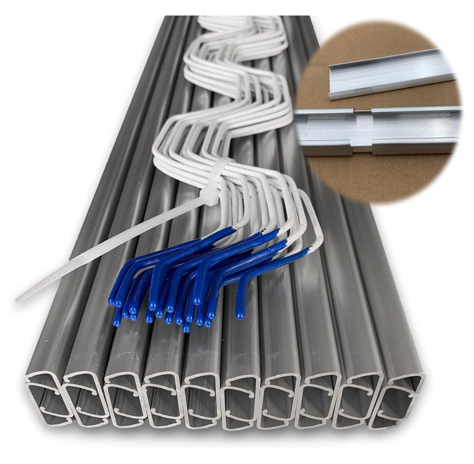 Greenhouse Channel & Wire, C-Channel & Spring Wire Set, Connectors ...