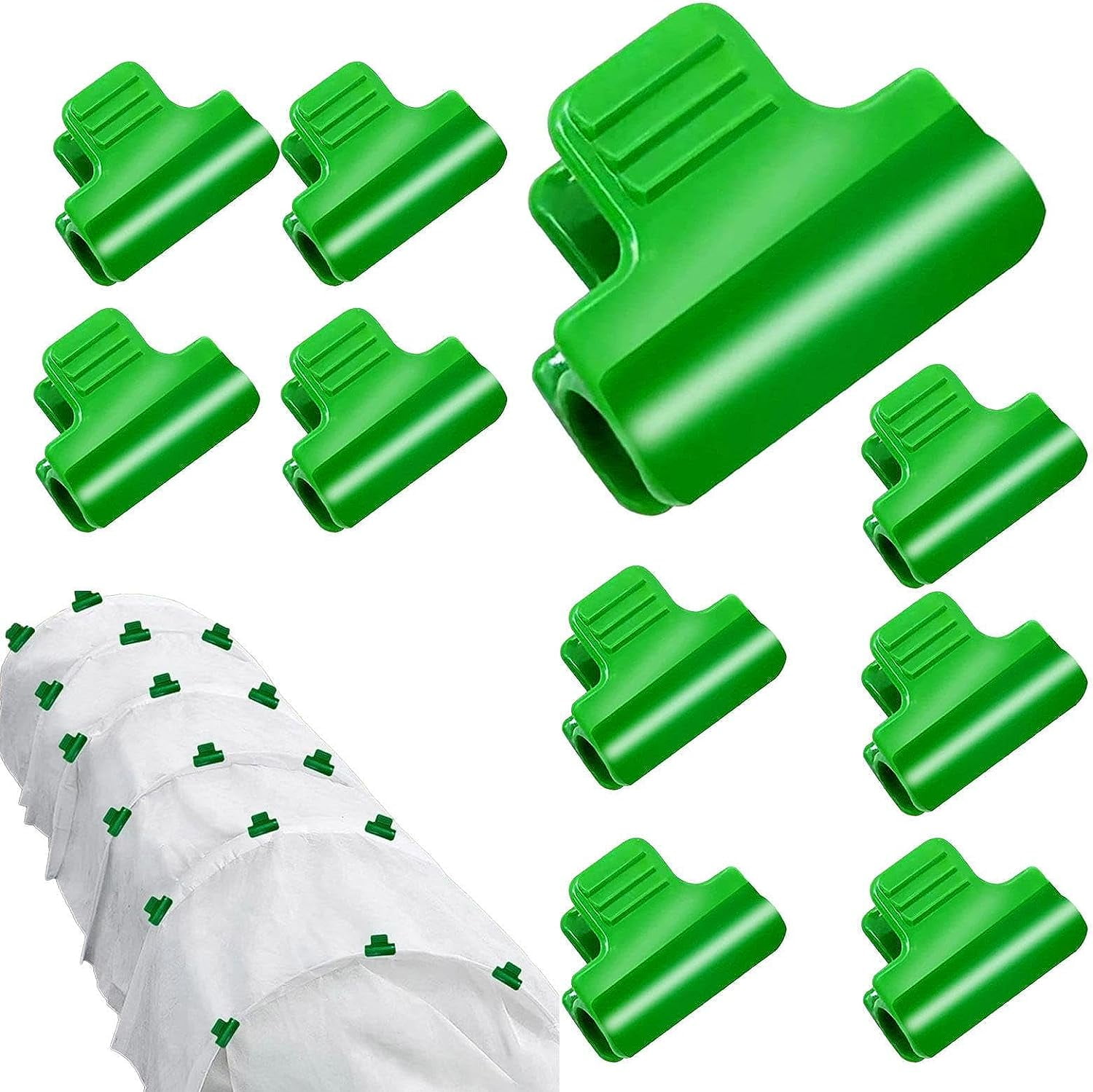 Greenhouse Clamps Clips, Smooth Film Row Cover Clips | Multifunctional ...
