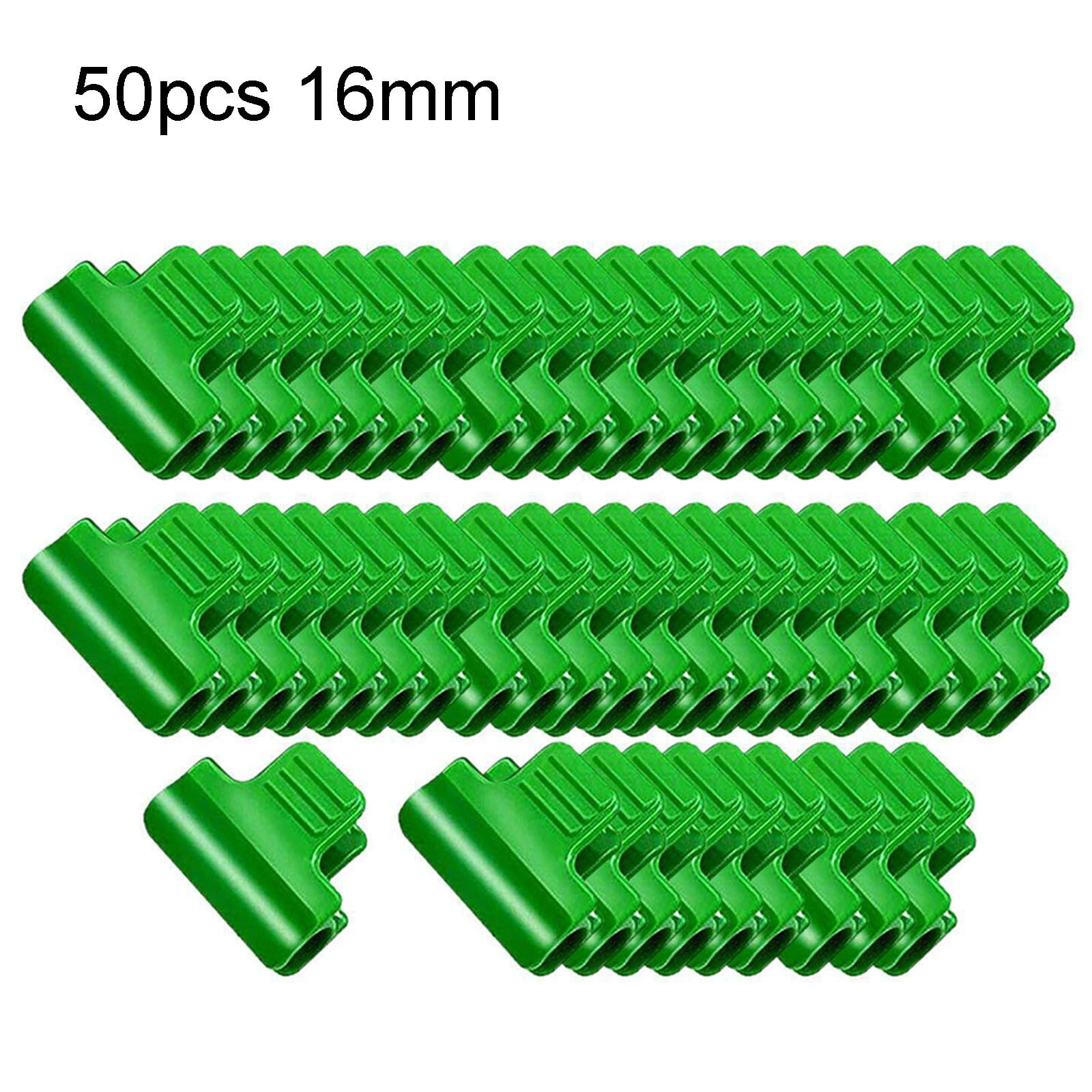 Greenhouse Clamps Film Row Cover Netting Tunnel Hoop Clips for 11/16mm ...