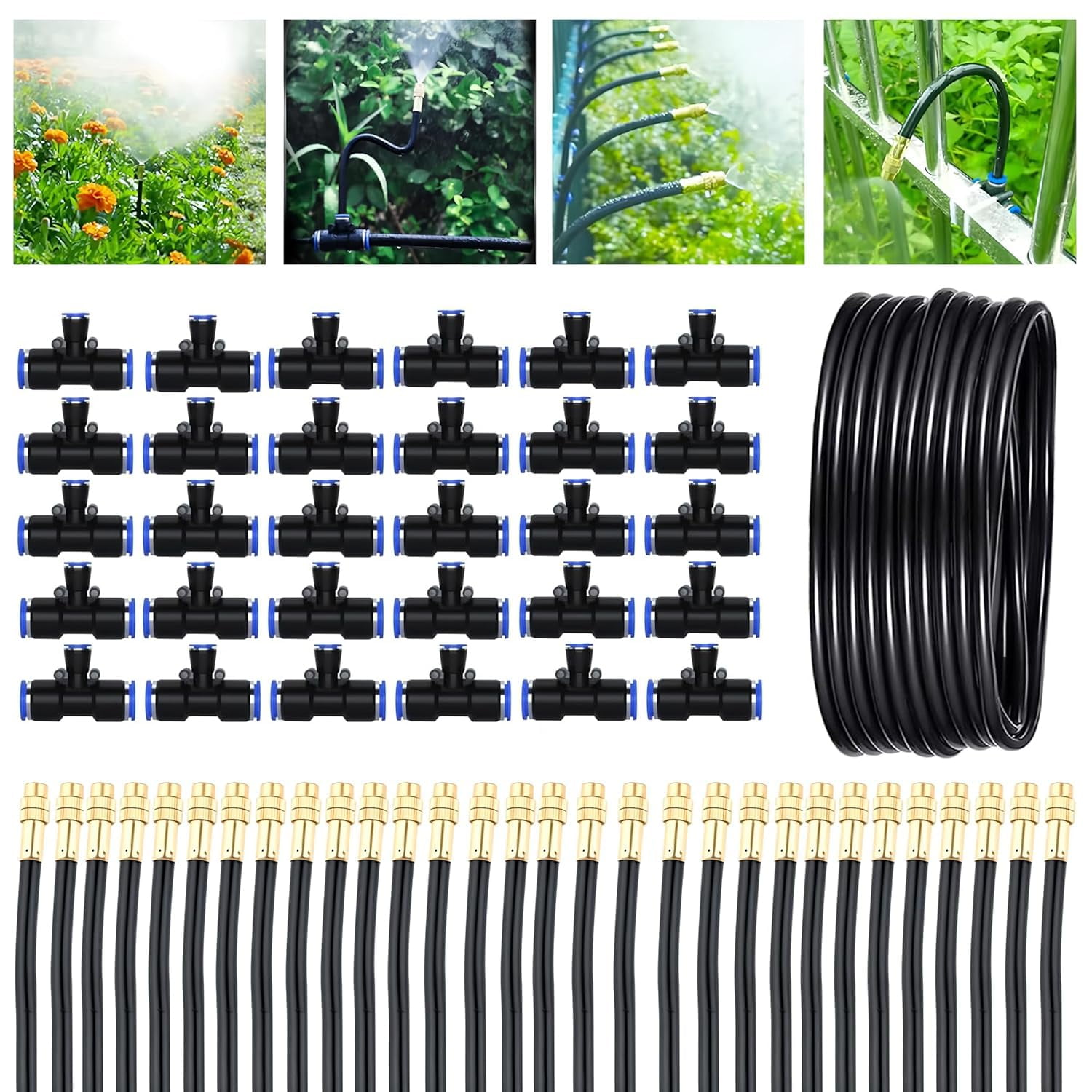 Greenhouse Drip Irrigation Kit Automatic Irrigation System 360 ...