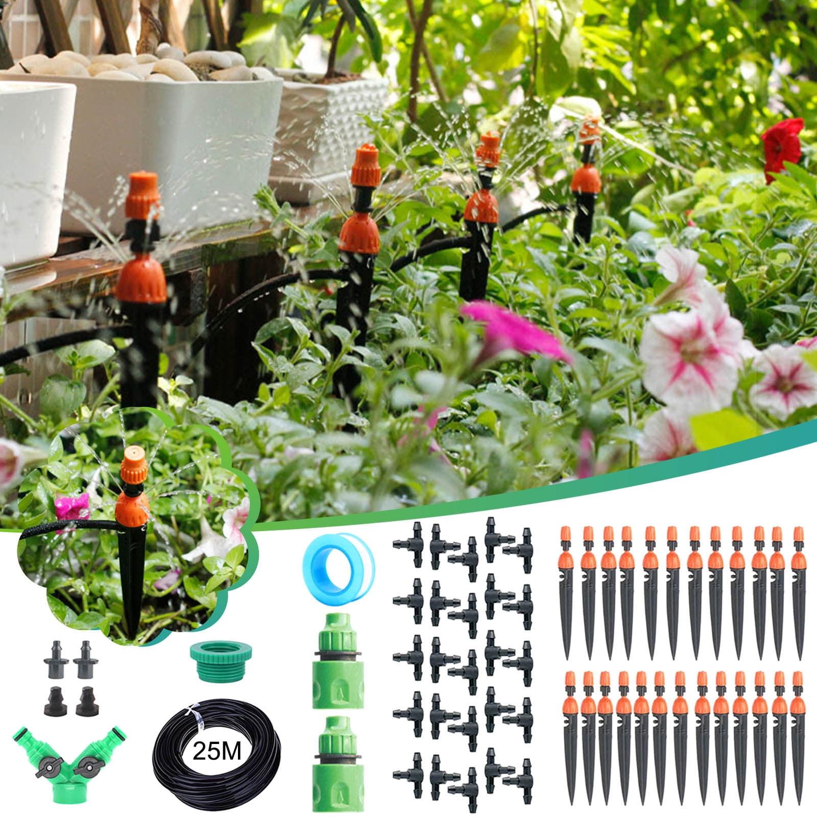 Greenhouse Drip Irrigation Kit Automatic Irrigation System Patio ...