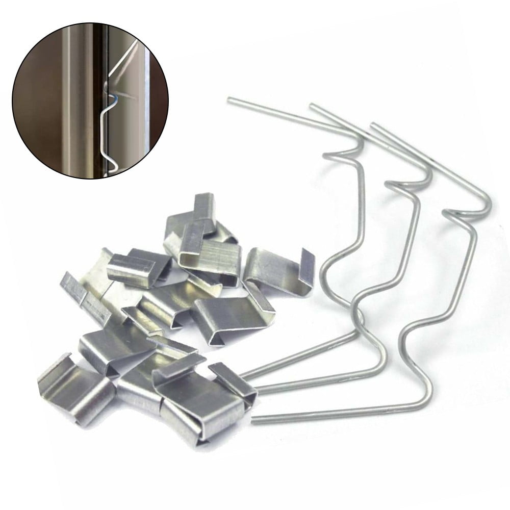 Greenhouse Glazing Clips W/ Z Glass Clips Spring Wire Spares Choose QTY ...