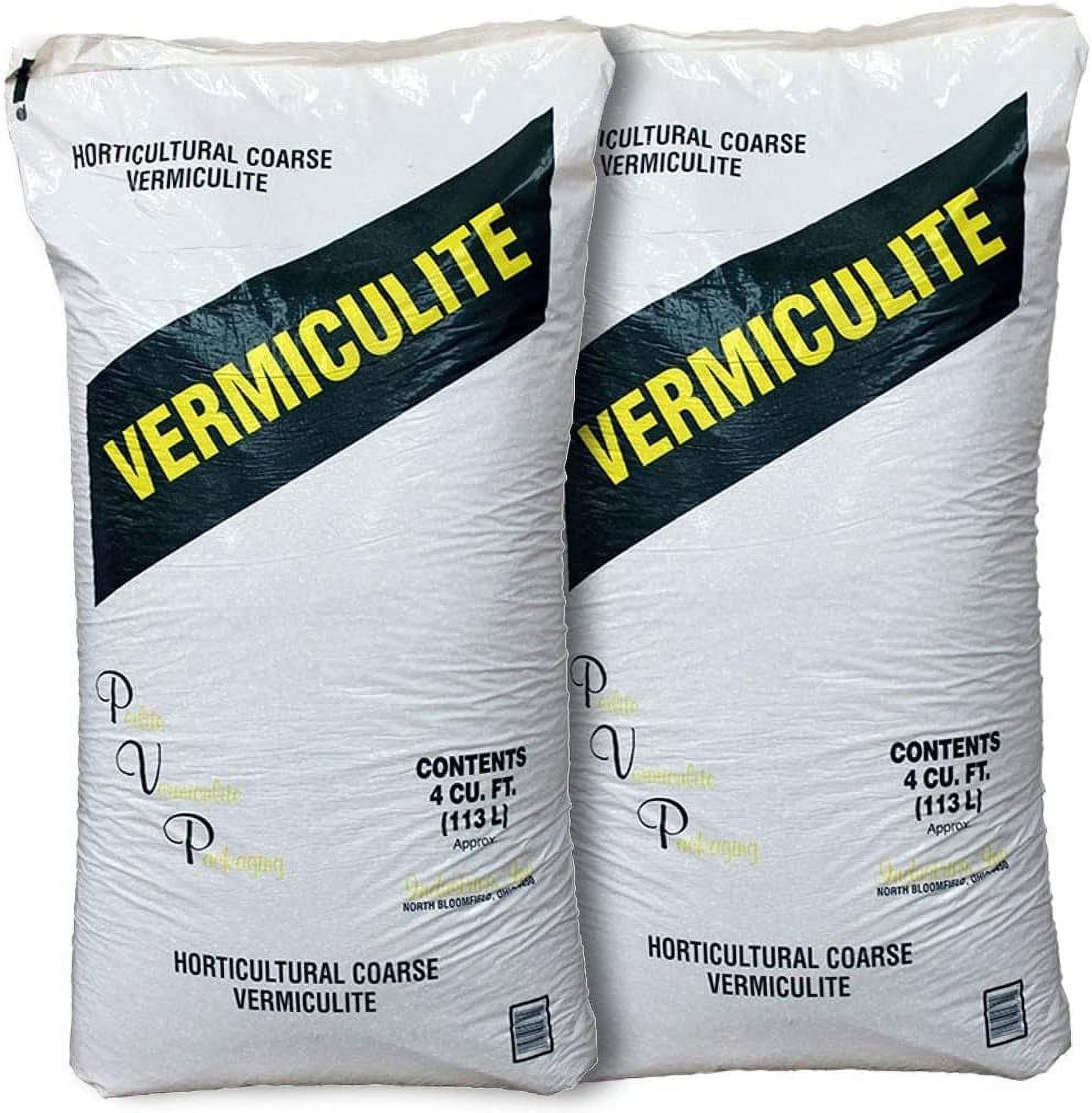 Greenhouse Megastore Coarse Vermiculite - 2 Pack of 4 Cubic Foot Bags ...