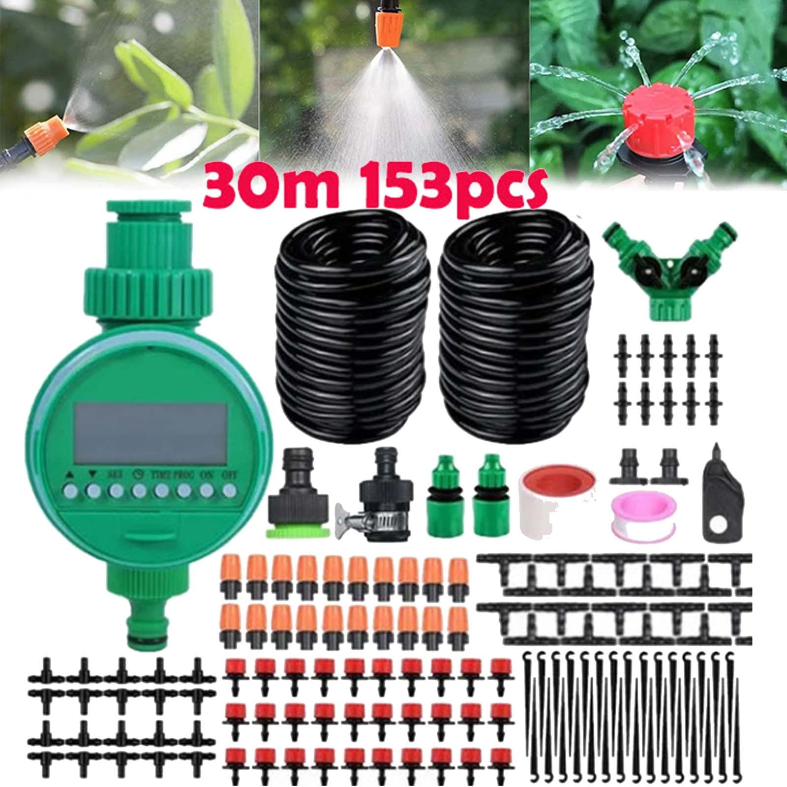 Greenhouse Micro Drip Irrigation Kit Automatic Irrigation System Patio ...