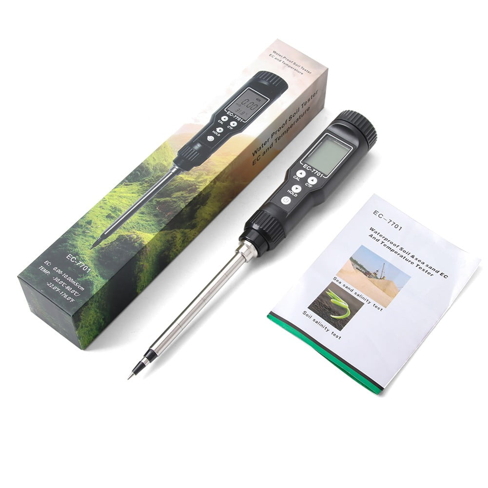 Greenhouse Plants Probe Soil Tester EC Temperature Waterproof ...