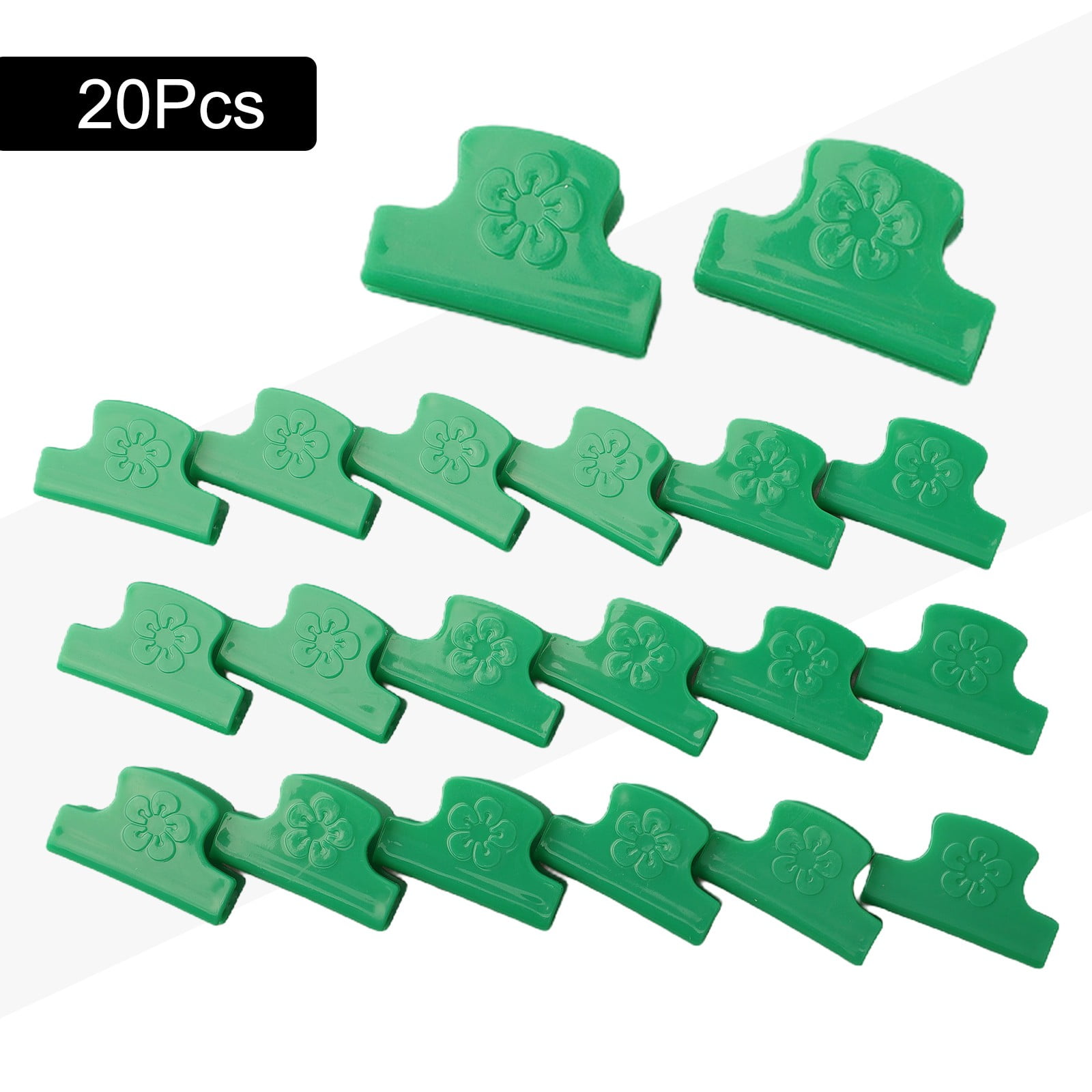 Greenhouse Plastic Clamps 20 Pcs Plant Stakes Pipe Clips 5-6mm Diameter ...