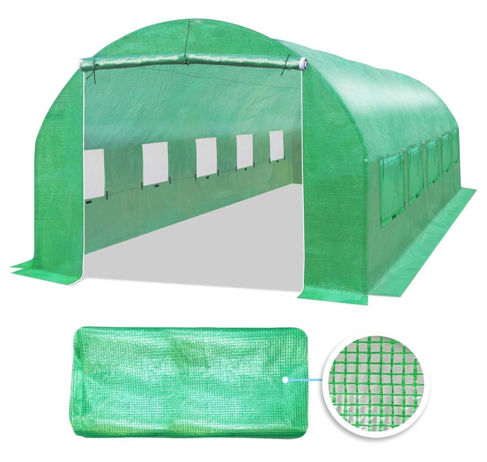 Greenhouse Replacement Cover Larger Walk in Outdoor Plant Gardening ...