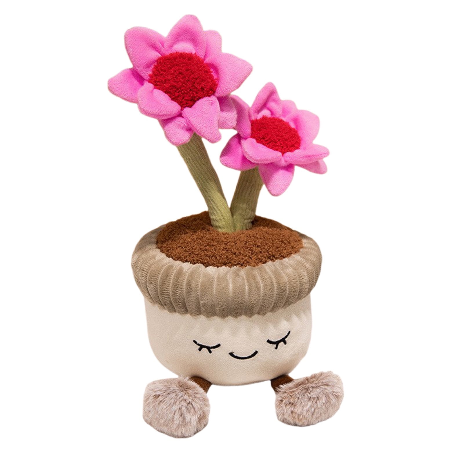 Greenhouse by Russ 12 Inch Plush Plant Echinacea, Cute Plush Doll Toy ...