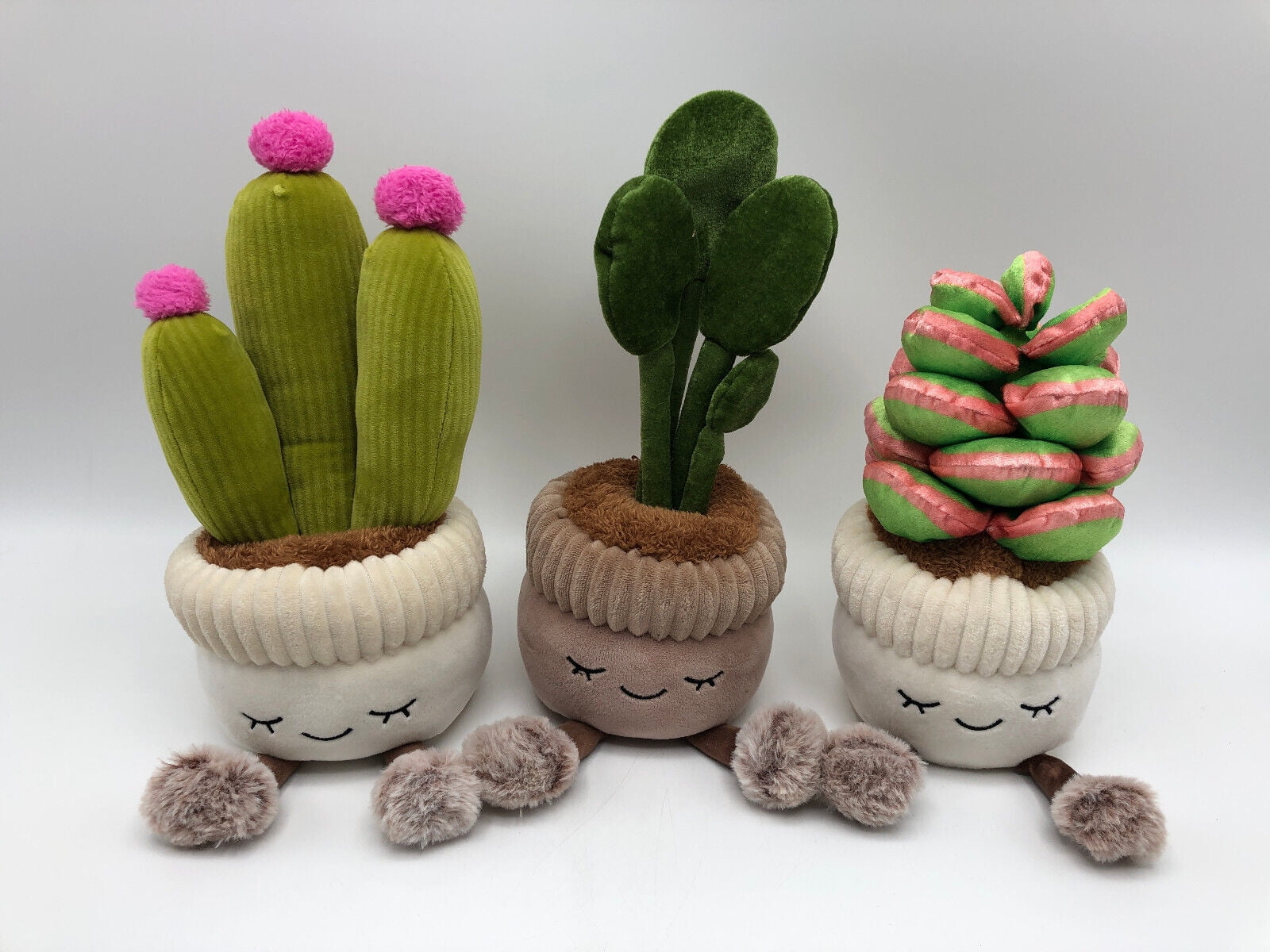 Greenhouse by Russ 12 Inch Plush Plants Succulents Set of 3 - Walmart.com