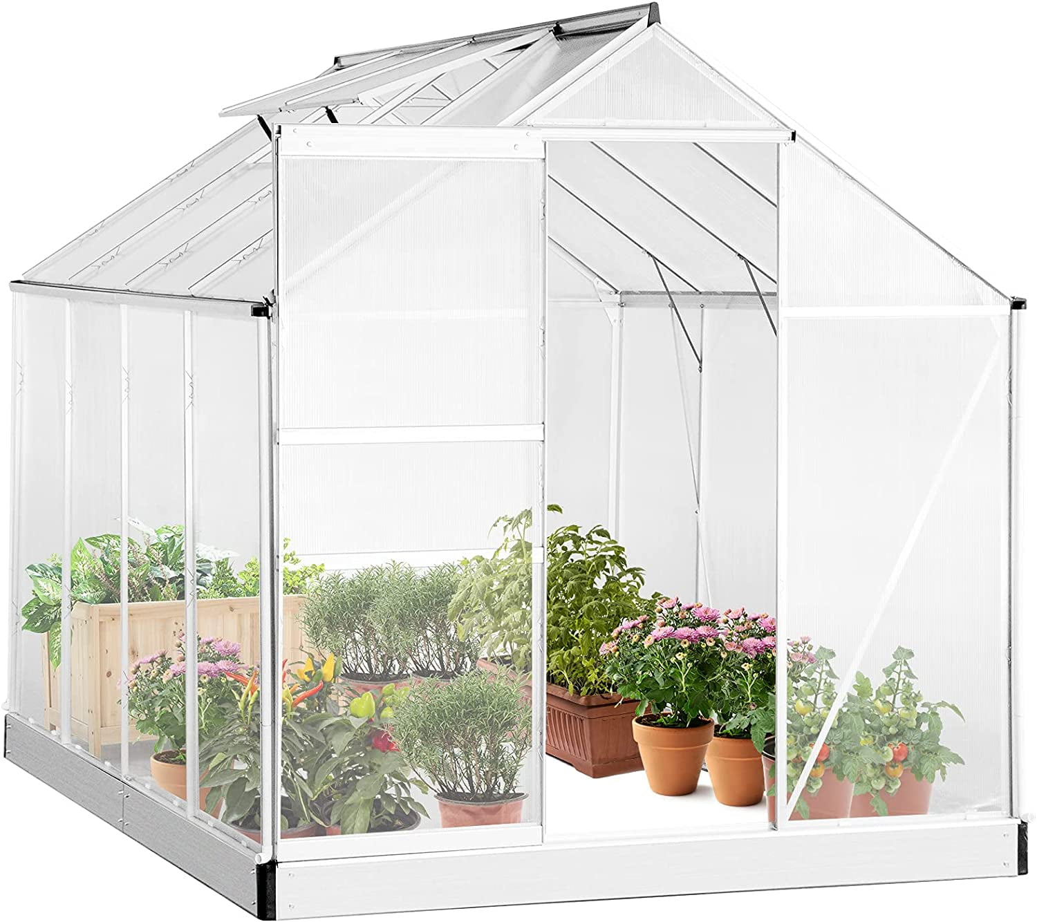Greenhouses For Outdoors, Outdoor Greenhouse, With Adjustable Roof ...