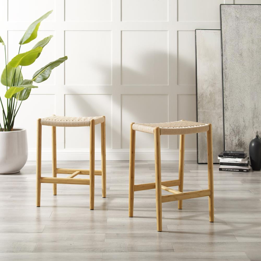 Greenington Leif counter height stool, Wheat - Walmart.com