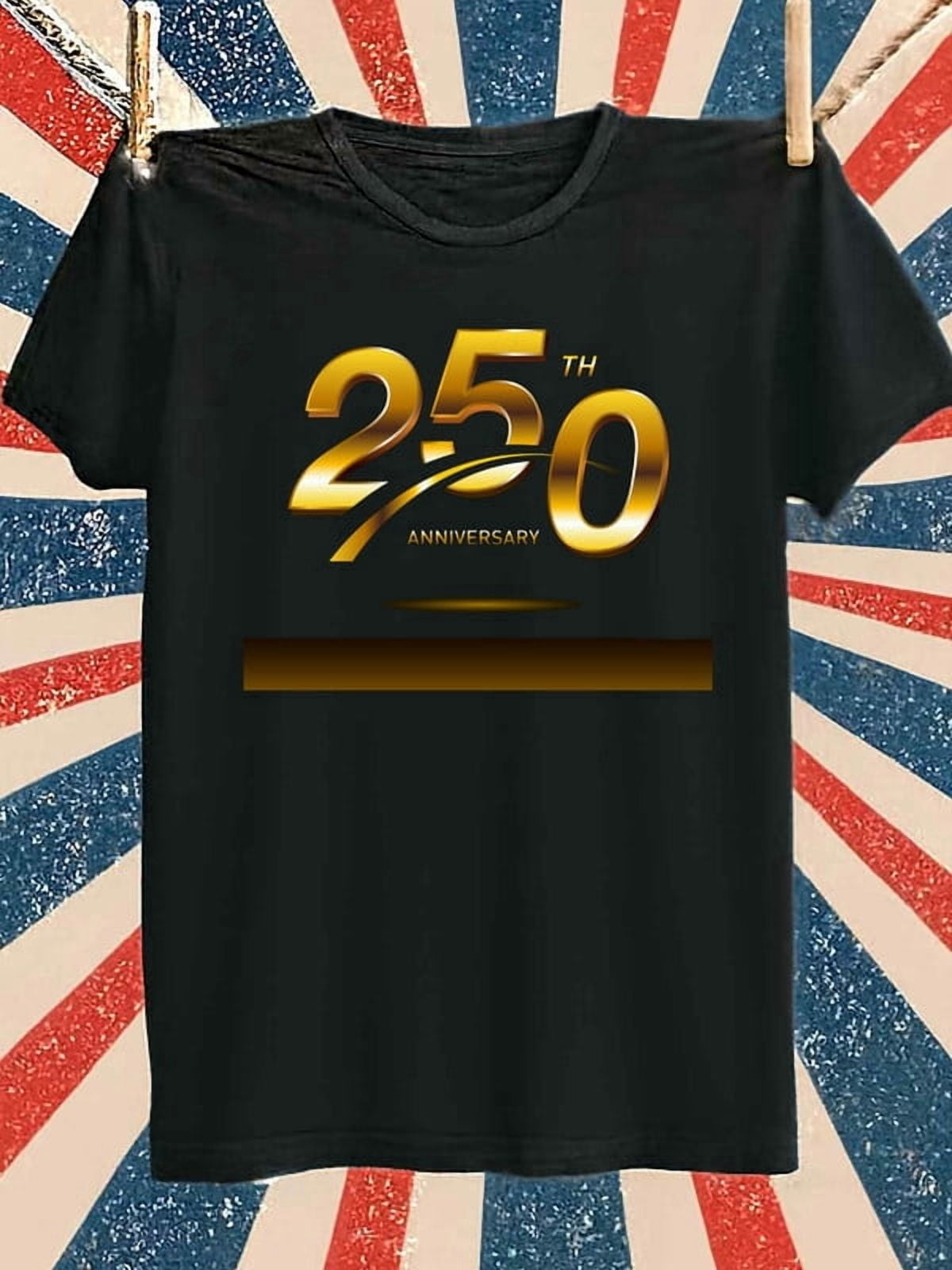 Greenink 250th Anniversary Celebration Tee Mens round neck T-shirt ...