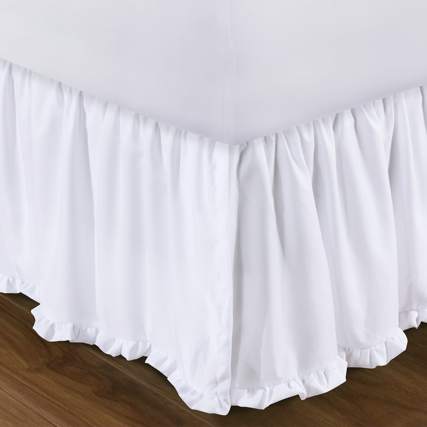 Greenland Home Fashion Sasha White Bed Skirt Drop 15" - Queen 60x80 ...