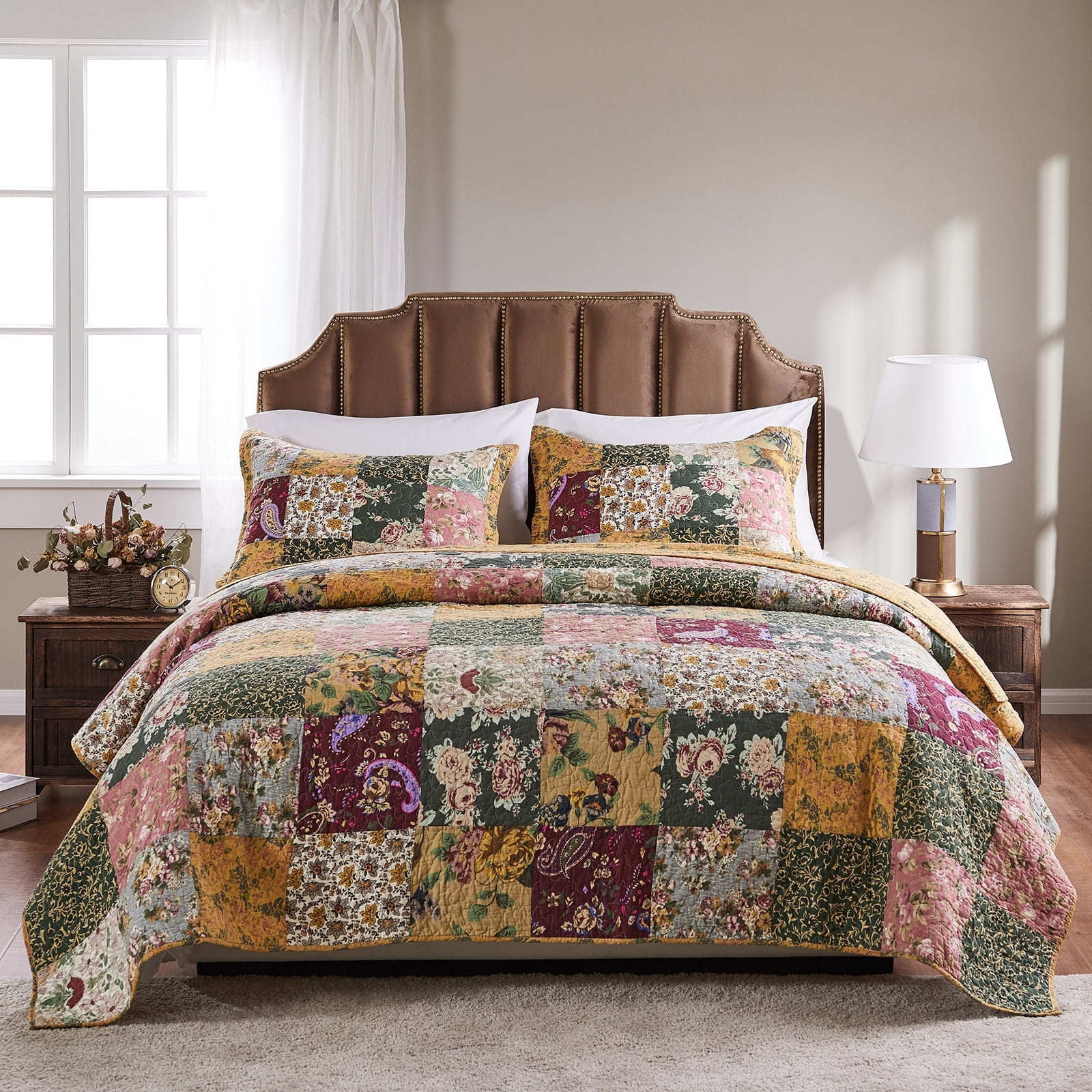 Greenland Home Fashions Antique Chic Full/Queen 3 Piece 100% Cotton ...