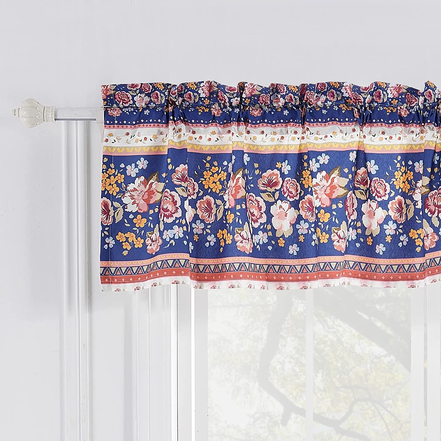 Greenland Home Fashions Traditional, Country, Cottage Rod Pocket Light ...