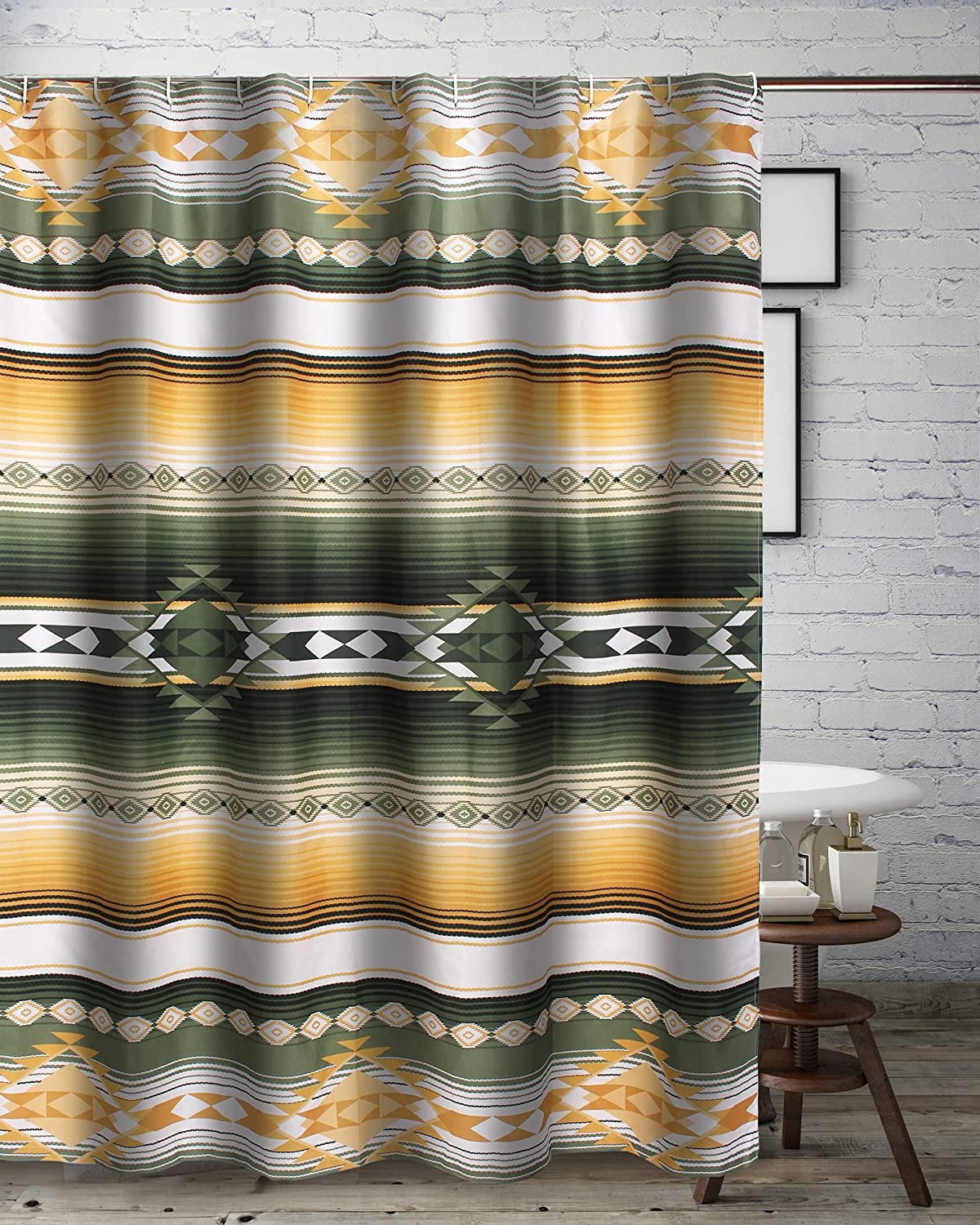 Greenland Home Zuma Southwest Bath and Shower Curtain - Walmart.com