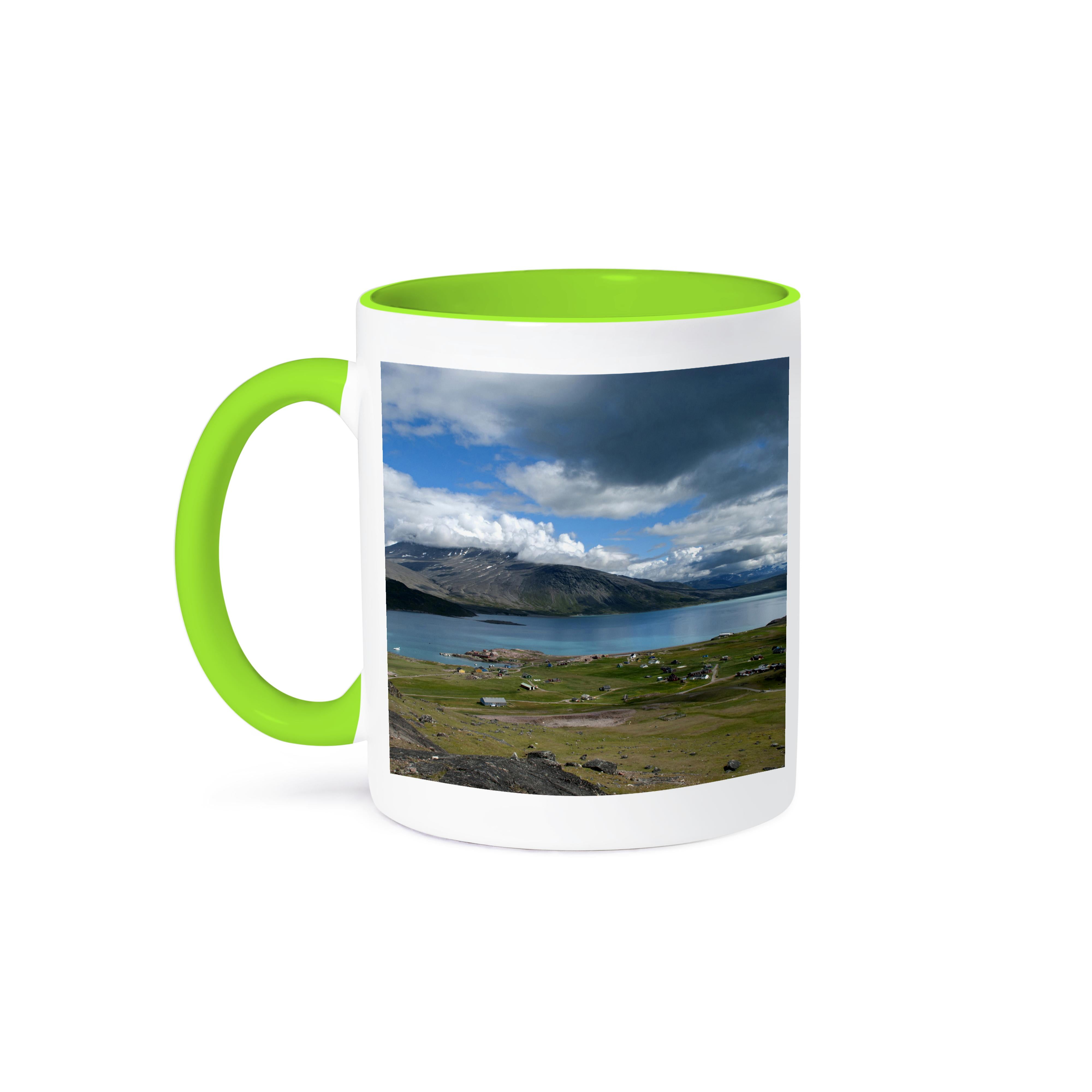 3drose, Greenland, Igaliku, Village in South Greenland - Gr01 Dny0032 - David Noyes, 11oz Two ...