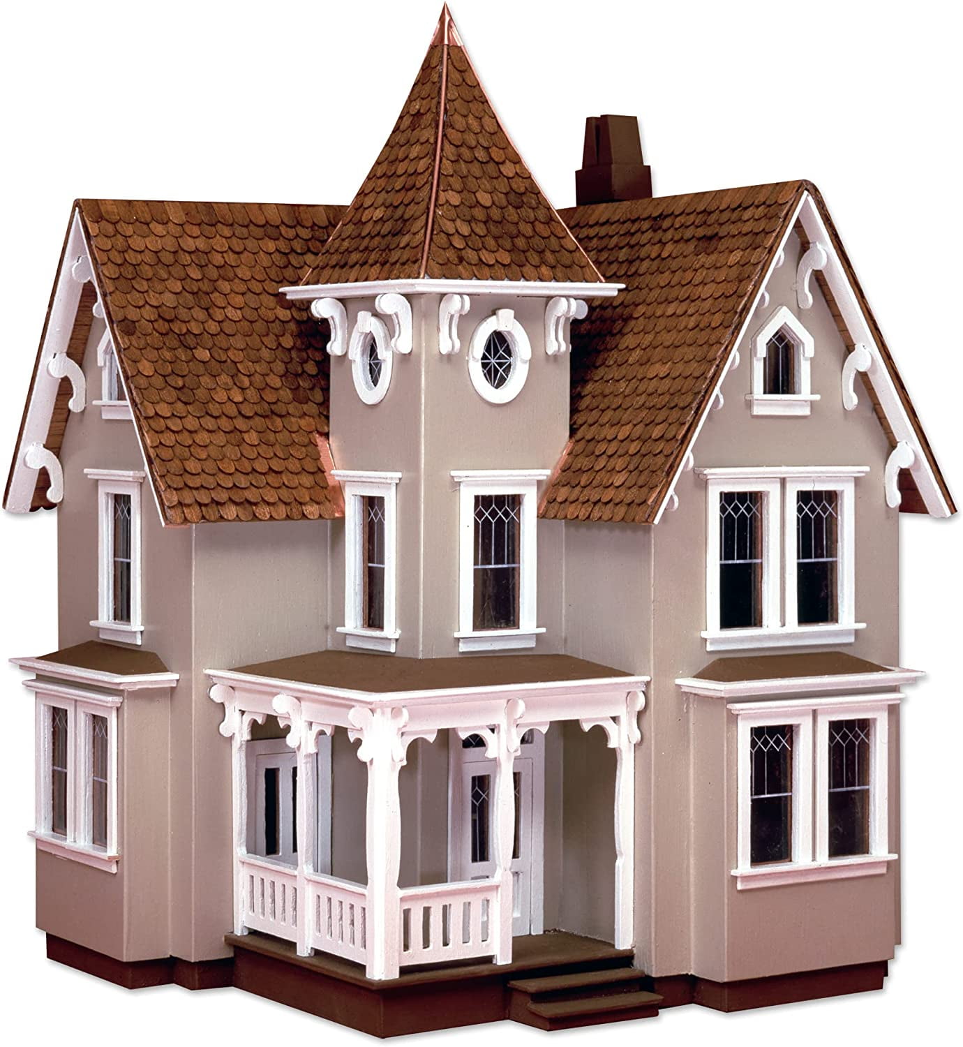 Greenleaf Fairfield Dollhouse Kit - 1/24 Scale - Walmart.com