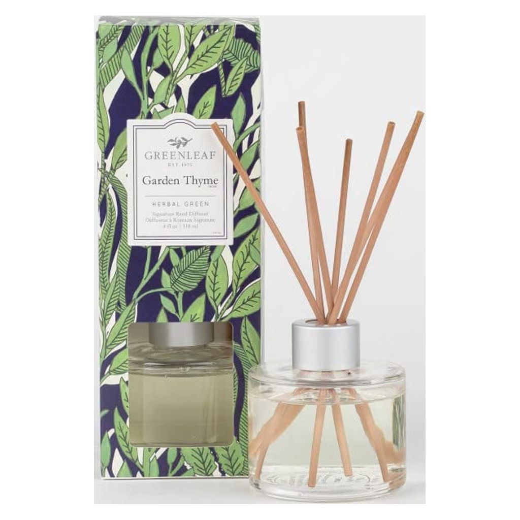 Greenleaf Gifts Highly Fragranced Room Décor Reed Diffuser-Garden Thyme ...