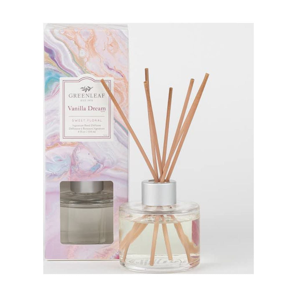 Greenleaf Gifts Highly Fragranced Room Décor Reed Diffuser-Vanilla ...