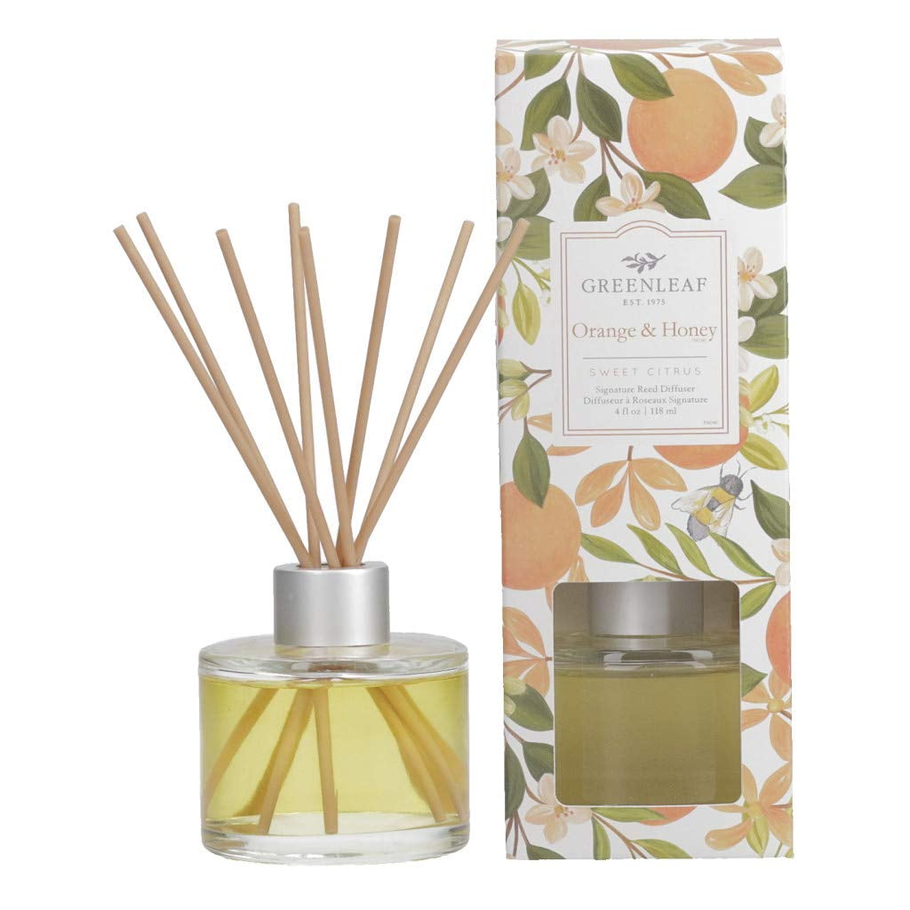 Greenleaf Gifts Reed Diffuser-Orange & Honey - Walmart.com