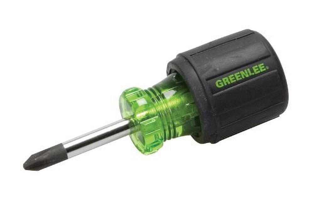 Greenlee 0153-32C Stubby Screwdriver, Phillips Tip, No.2 by 1-1/4-Inch ...