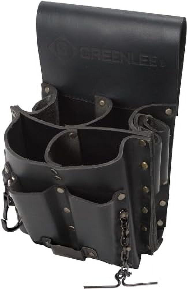 Greenlee 0258-11 Tool Pouch, Leather, 8 Pocket - Walmart.com