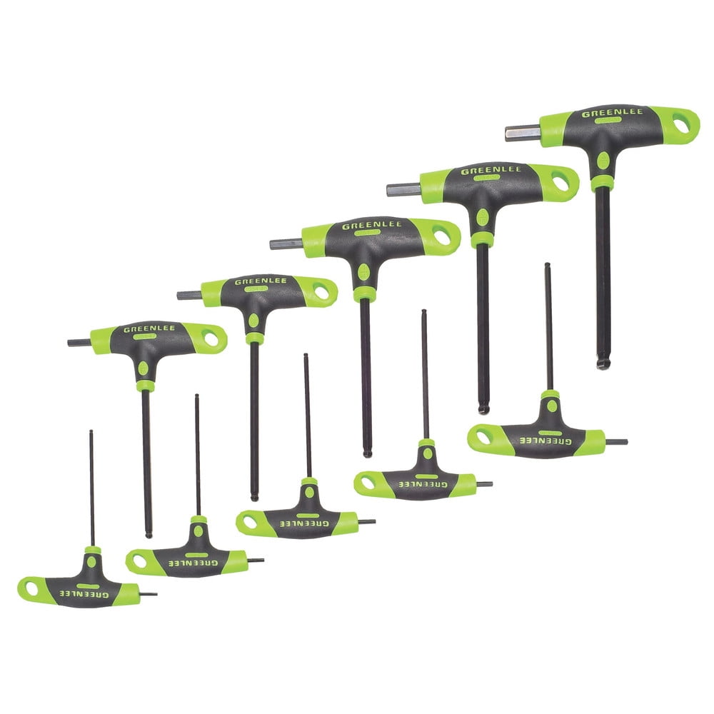 Greenlee 52041113 10-Piece T-Handle Hex Key Driver Set - Walmart.com
