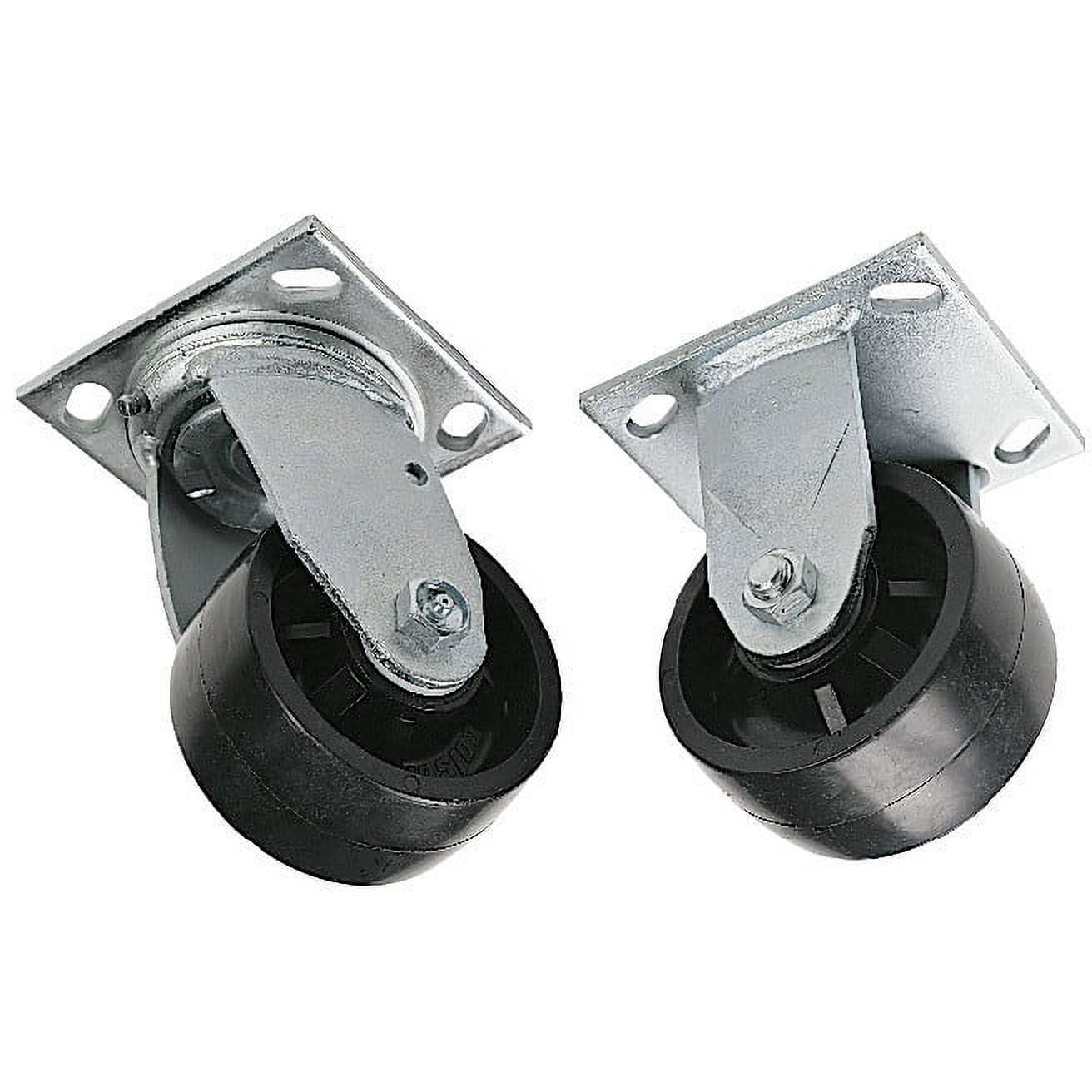 Greenlee 697 4-Piece 4 in. Swivel Caster Set - Walmart.com