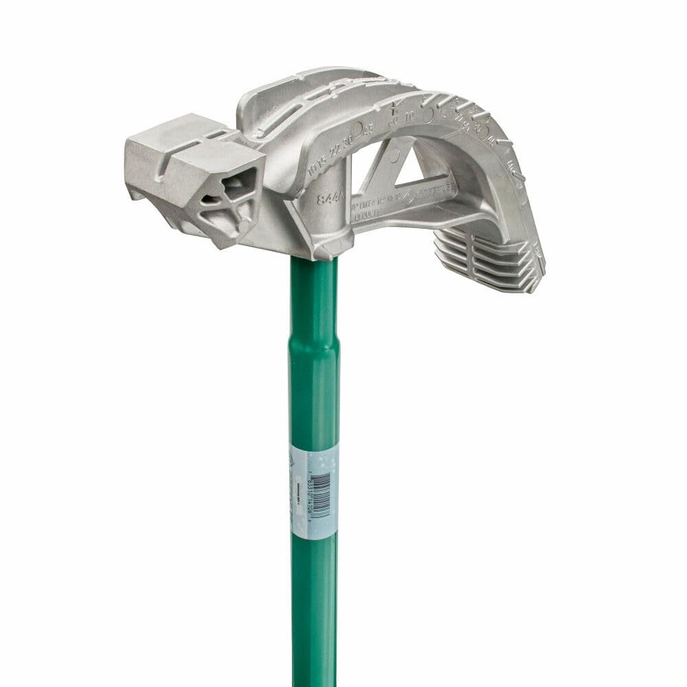 Greenlee 844AH Dual-Shoe Hand Bender w/Handle for ½” and ¾” EMT and ½ ...
