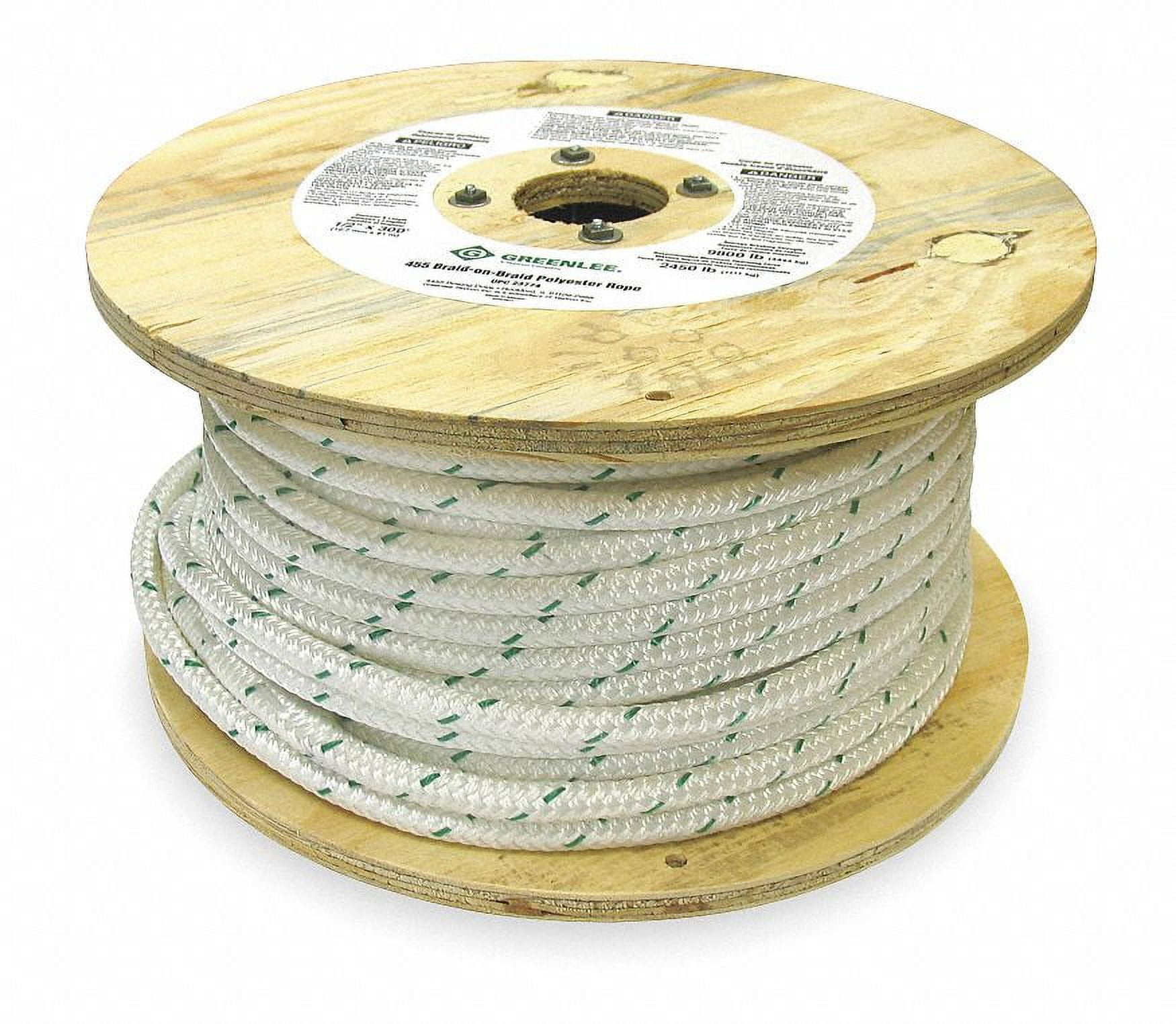 Greenlee Cable Pulling Rope,10000lb Max,Polybraid 455 - Walmart.com