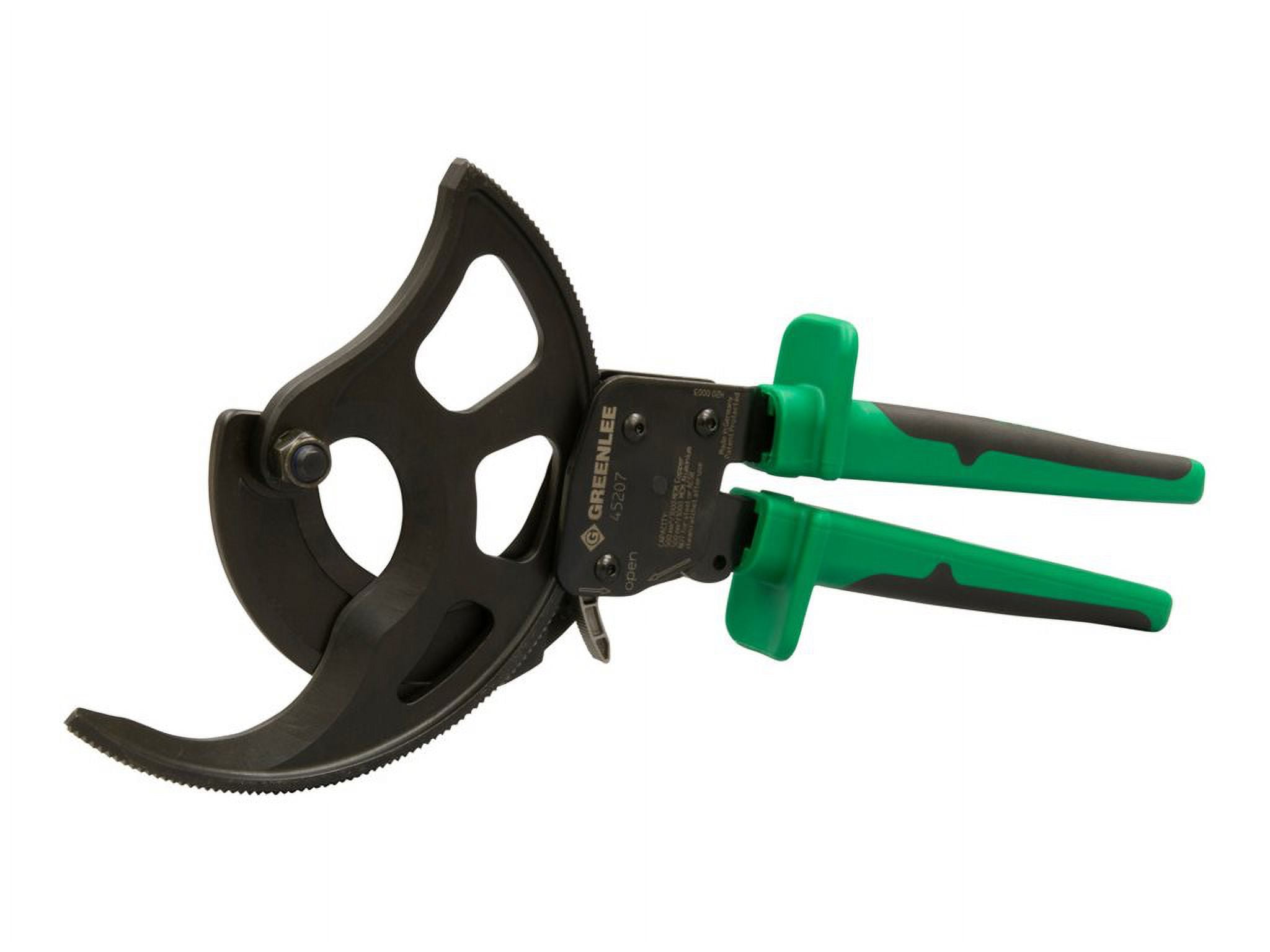 Greenlee Performance Ratchet Cable Cutters, 11 in, Shear Cut - 1 EA ...