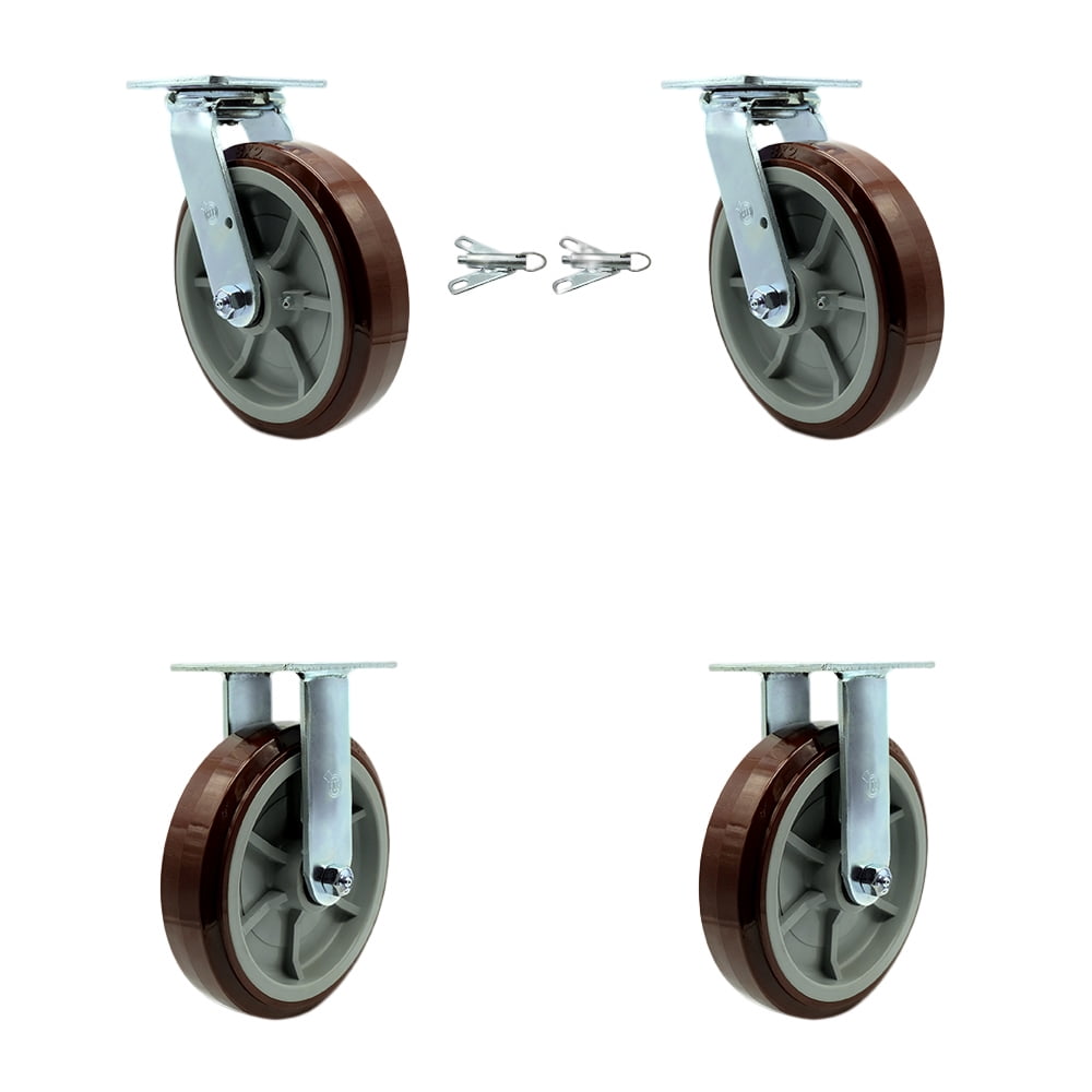 Greenlee Caster Set – GMX Cart – 2 Swivel Bolt On Swivel Locks 2 Rigid ...